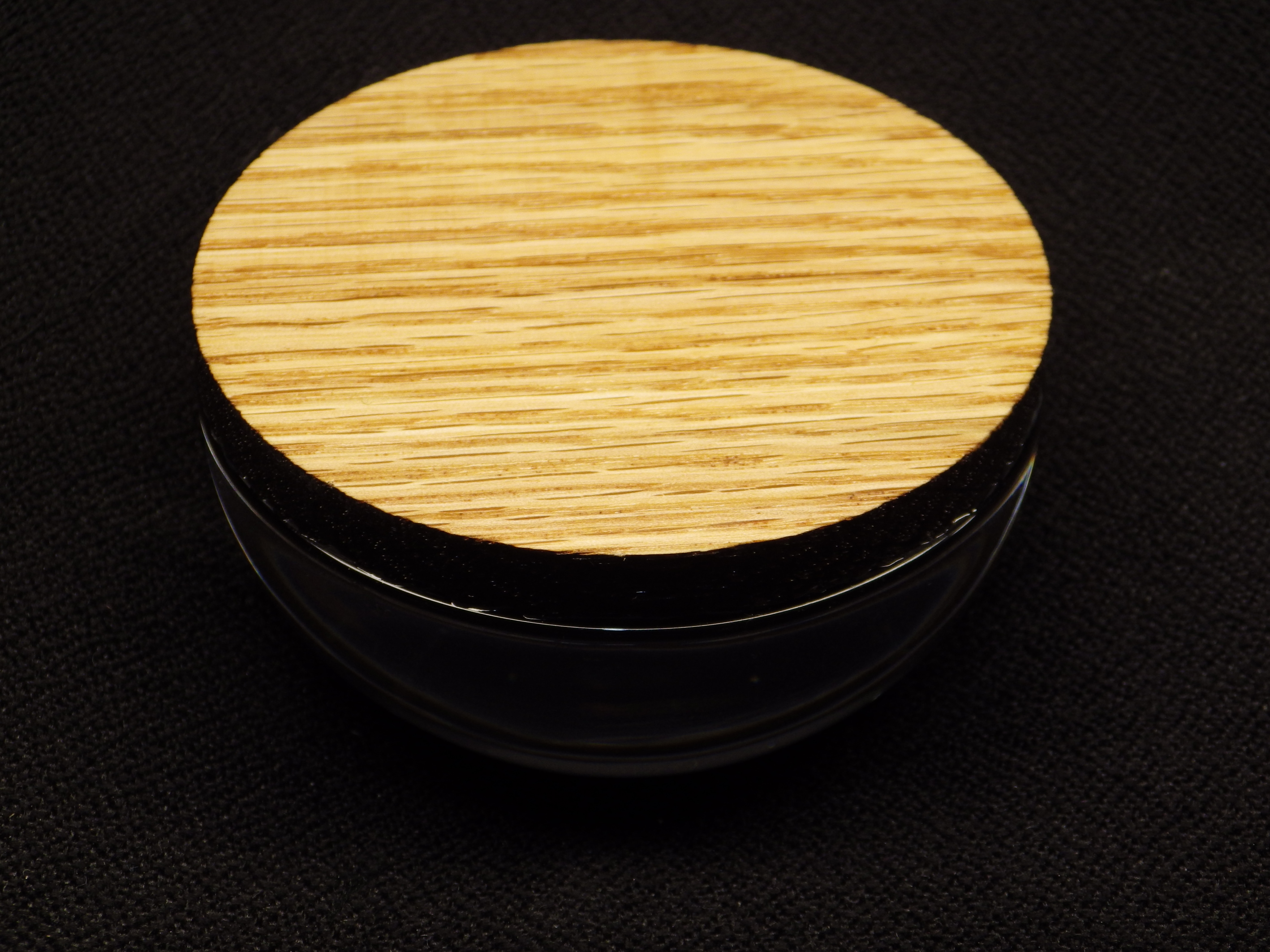 Tree of Life Paperweight engraved oak and glass | Hide N Teak